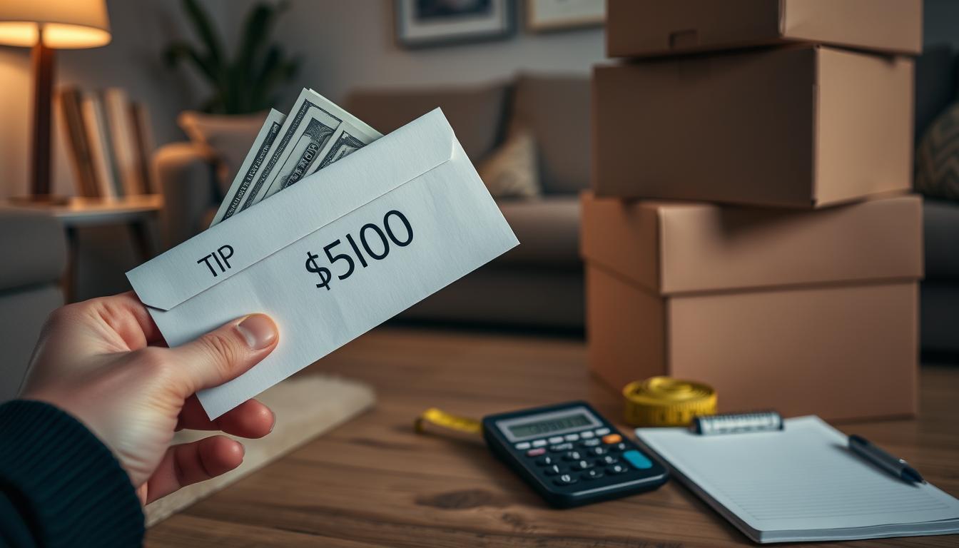 How much to tip on $500 move?